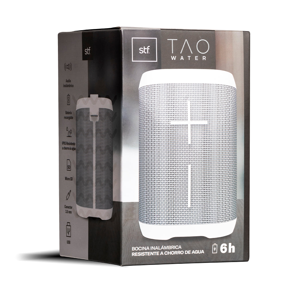 Bocina Portatil Tao Water STF 5W 6hrs Uso Proteccion IPX5 – Stuffactory